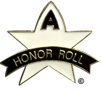 Student Achievement Pins