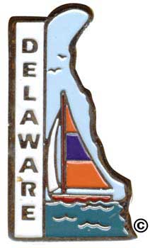 Etched Enamel State Pins with Vibrant Colors